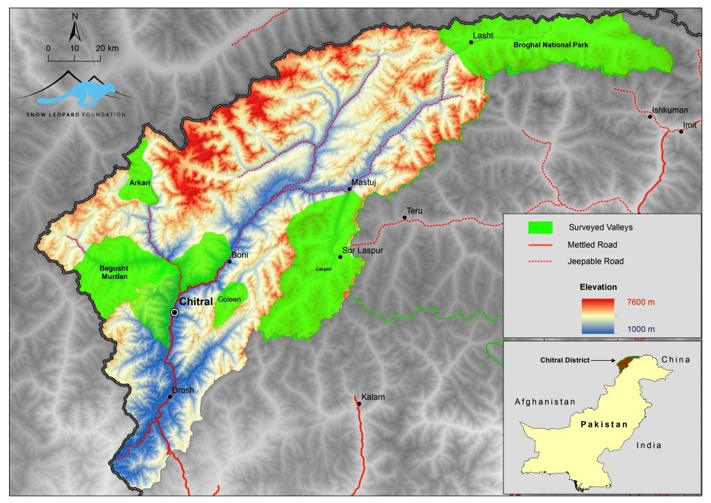 Investigation of temporal change in glacial extent of Chitral watershed ...